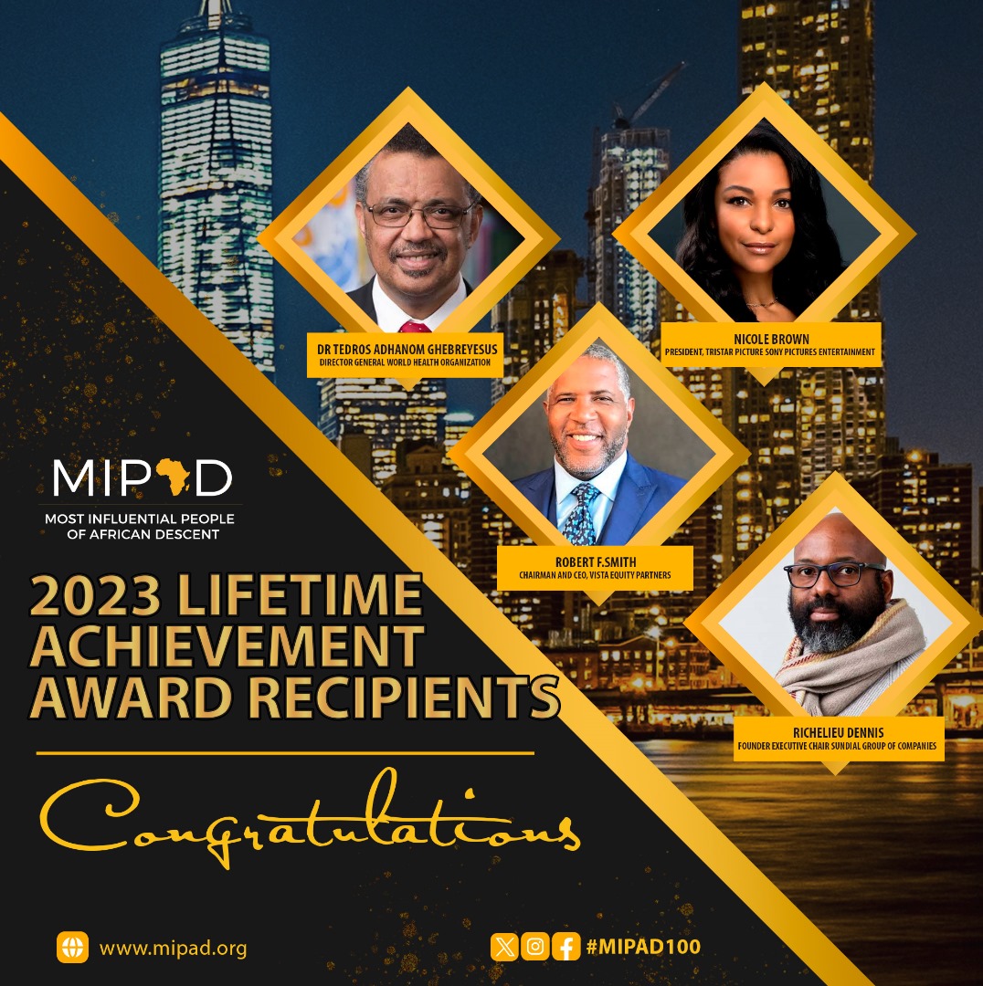 MIPAD Honors Global Top 100 Achievers of African Descent at United ...